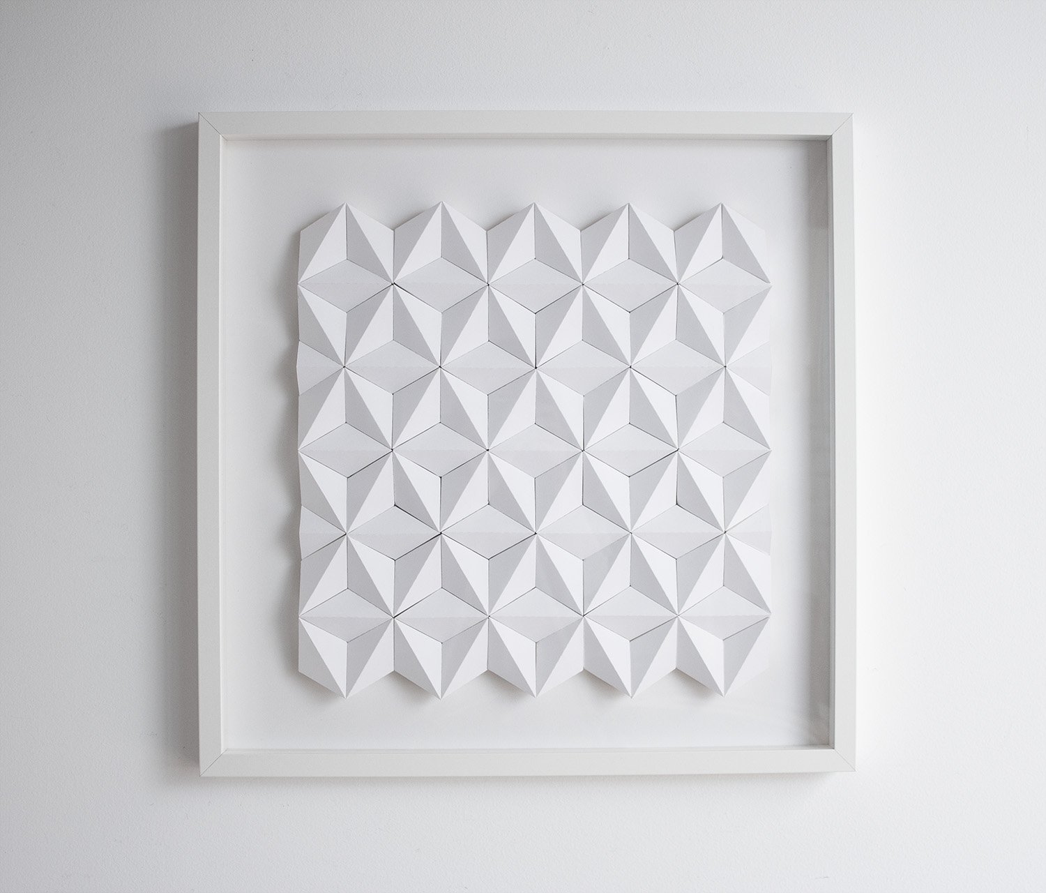 White frame wall art store